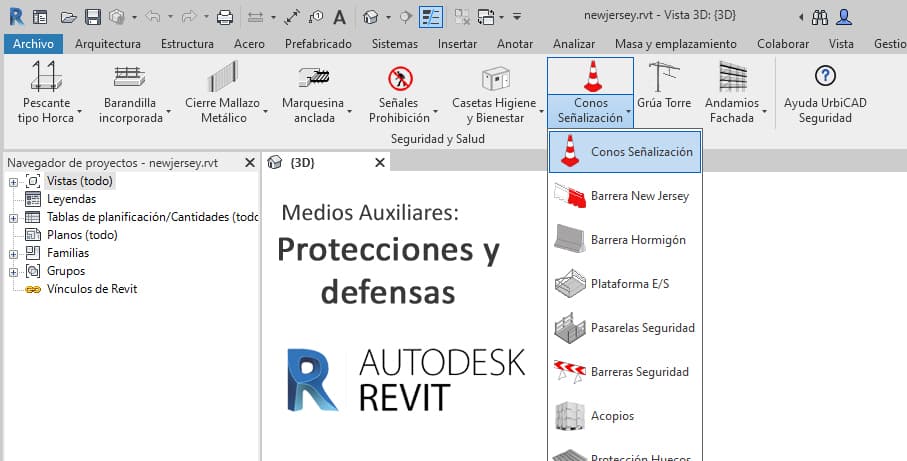 UrbiCAD: Software BIM de Seguridad y Salud para Revit - Obras de ...